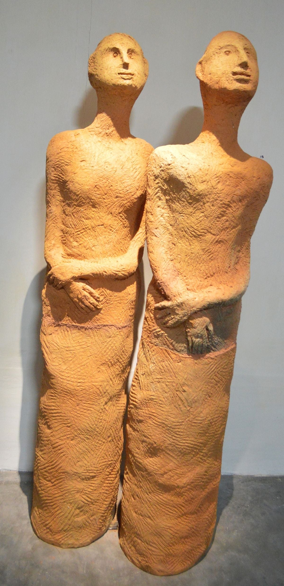 The Couple : Terracotta sculpture by RamKumar Manna – TEJAS GALLERY STORE